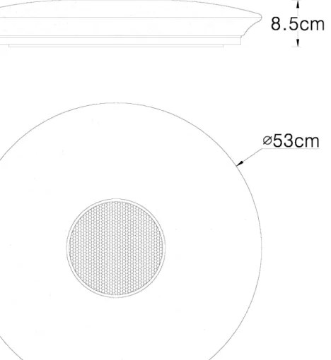 GLOBO 41329N - LED RGBW Stmívatelné stropní svítidlo NICOLE LED/50W/230V + DO