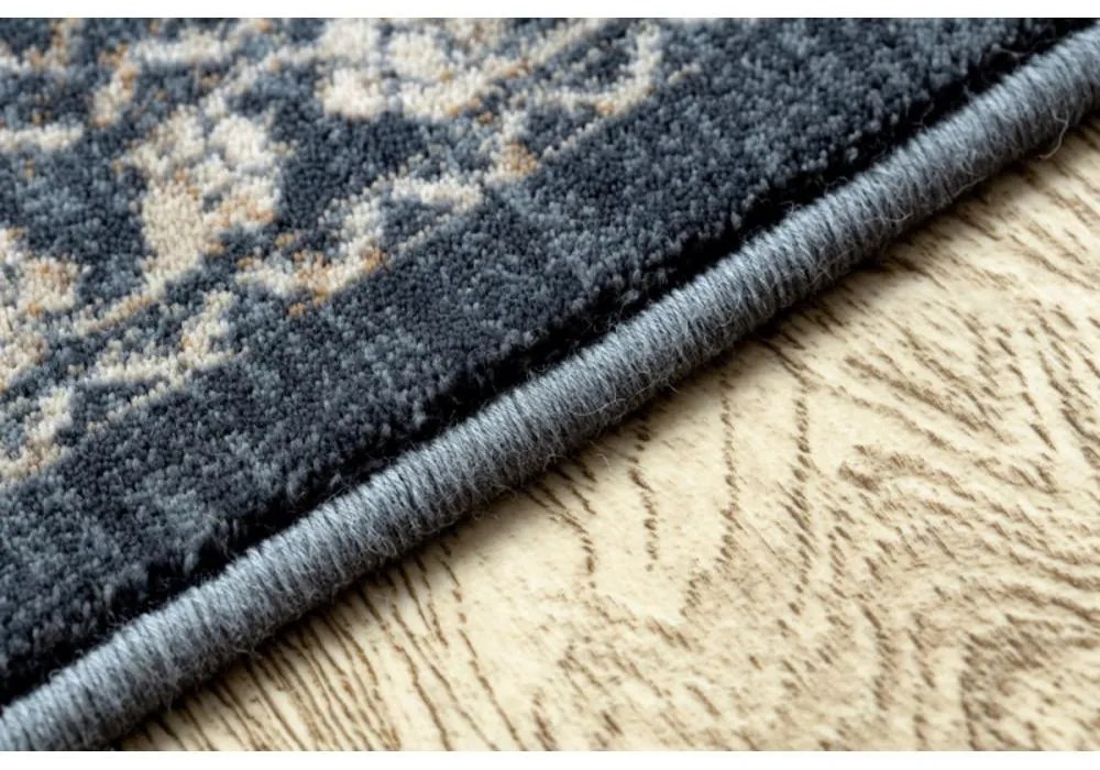 Vlněný kusový koberec Dabir modrý 240x340cm