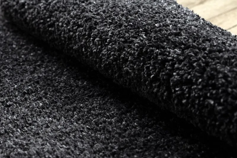 Dywany Łuszczów, Kusový koberec Berber 9000 grey kruh, 120x120 (průměr) kruh, šedá, obývací pokoj