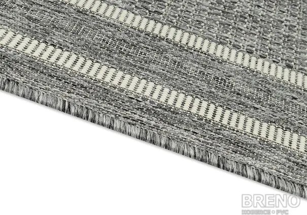 Breno Kusový koberec CASA 603 silver, 80x150 cm, Stříbrná/Šedá