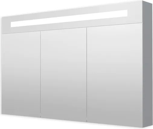 Zrcadlová skříň 120 cm s LED osvětlením, 3 dveře, zásvuka+vypínač, IP44 GALZS120LED