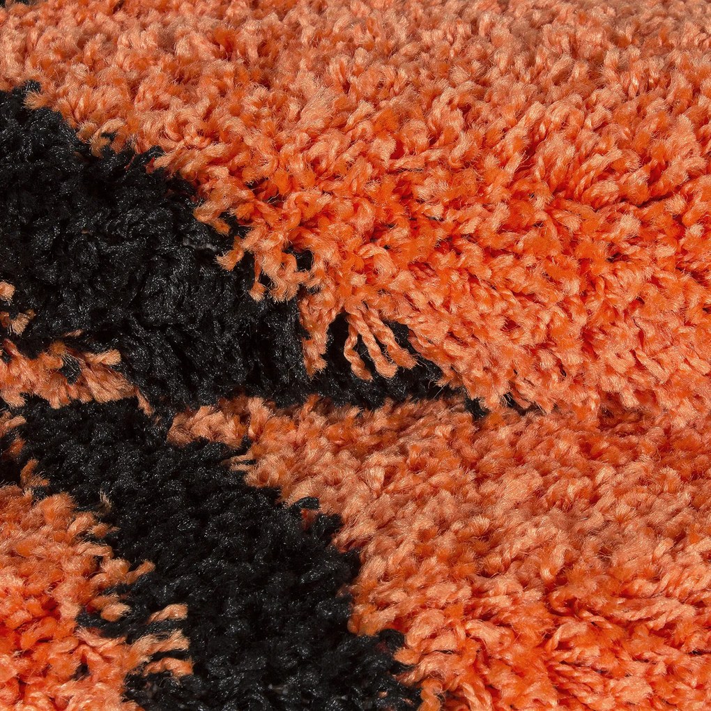 Ayyildiz, Dětský kusový koberec Fun 6002 orange, 120x120 (průměr) kruh, oranžová, dětský pokoj