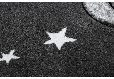 koberec PETIT SLON S CHOBOTEM, SLONÍK, HVĚZDY, šedý velikost 180x270 cm | krásné koberce cz