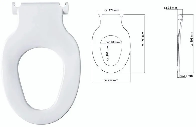 Eisl Sanitär WC prkénko s dětskou vložkou Duroplast Soft Close Family 82940