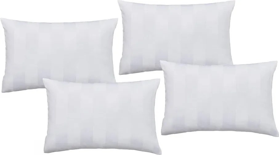 Saténové povlaky na polštáře v sadě 4 ks 75x50 cm So Soft Satin Stripe – Catherine Lansfield