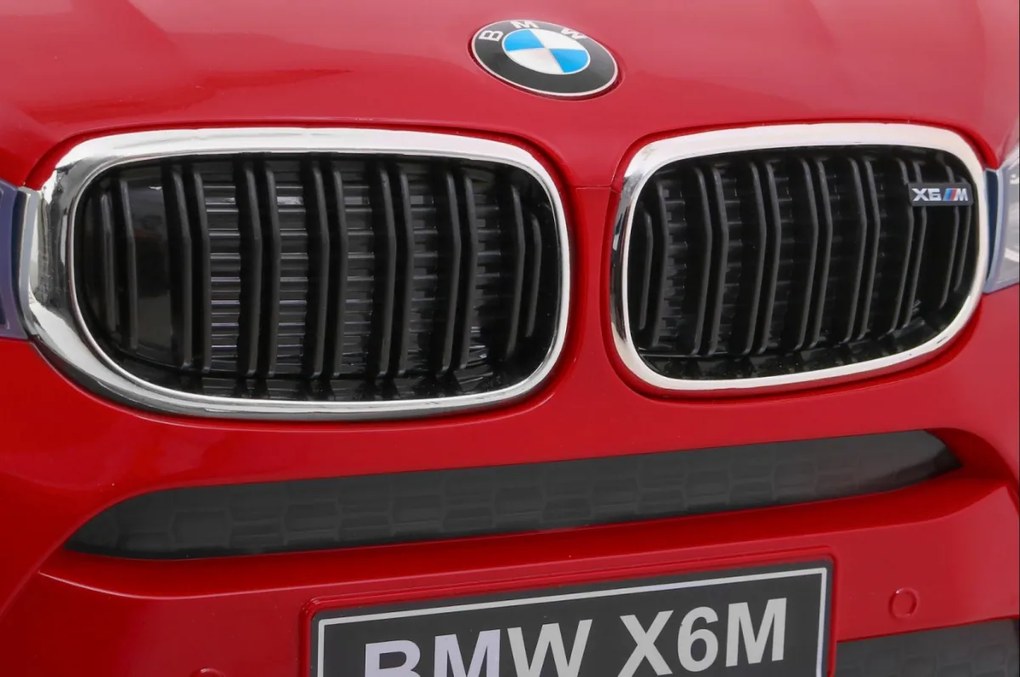 Ramiz Dětské elektrické autíčko BMW X6M lakované - červené SUV + dálkové ovládání