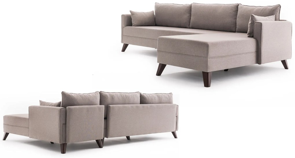 Hanah Home Designová pohovka BELLA krémová pravá 275 cm 825BLC1513