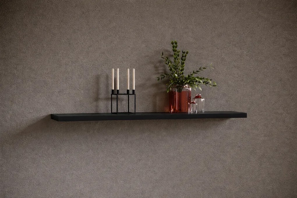 ADRK Furniture Závěsná polička ANDREA 120x26 ADRK-SH-ANDR-120-BM