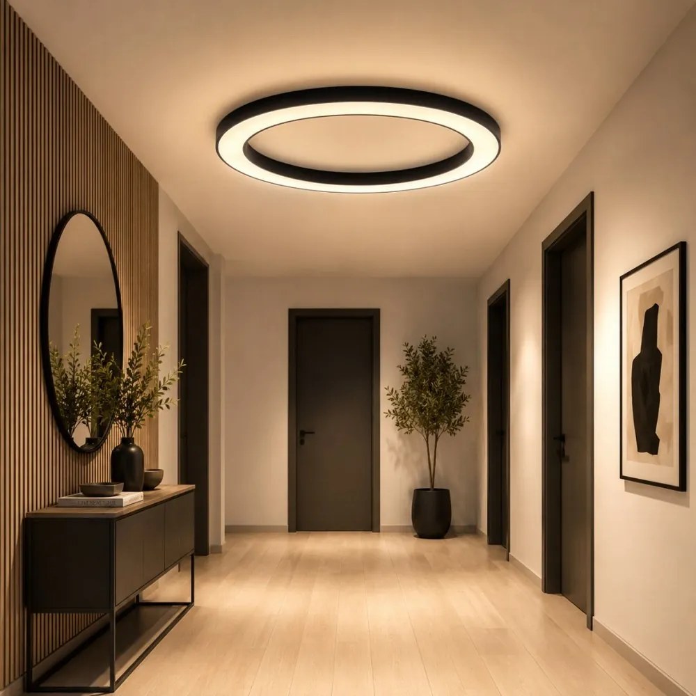Immax NEO PASTEL SLIM Smart stropní svítidlo 95 x 7cm 68W černé Zigbee 3.0