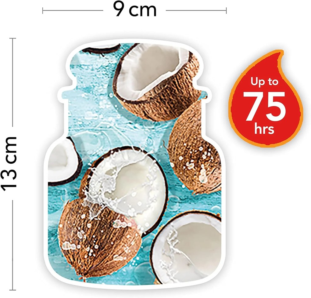 Yankee Candle vonná svíčka Classic ve skle střední Coconut Splash 411 g