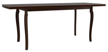 Rozkládací jídelní stůl se 6 židlemi AL21, Barva dřeva: ořech, Potah: 25x - Paros 2