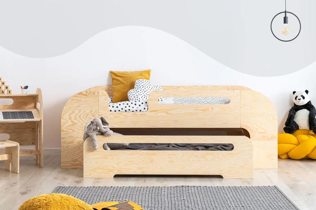 Adeko Dětská dřevěná postel AIKO - 140x70