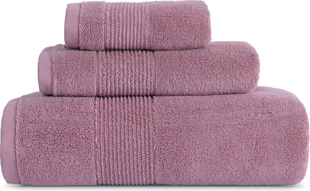 Bavlněné Ručníky a osušky BELLA CASA - růžová Velikost: osuška 70 x 140