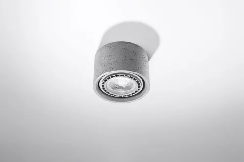 Stropní bodové svítidlo SOLLUX Basic 1 GU10 1x40W bez zdroje SL.0881 beton