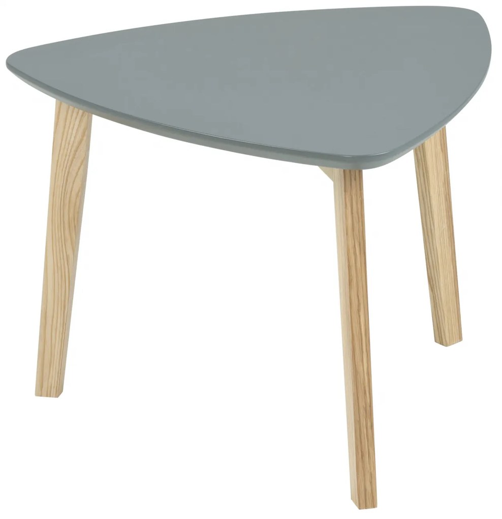 Bighome - Příruční stolek VITIS 50 cm, tmavě šedá