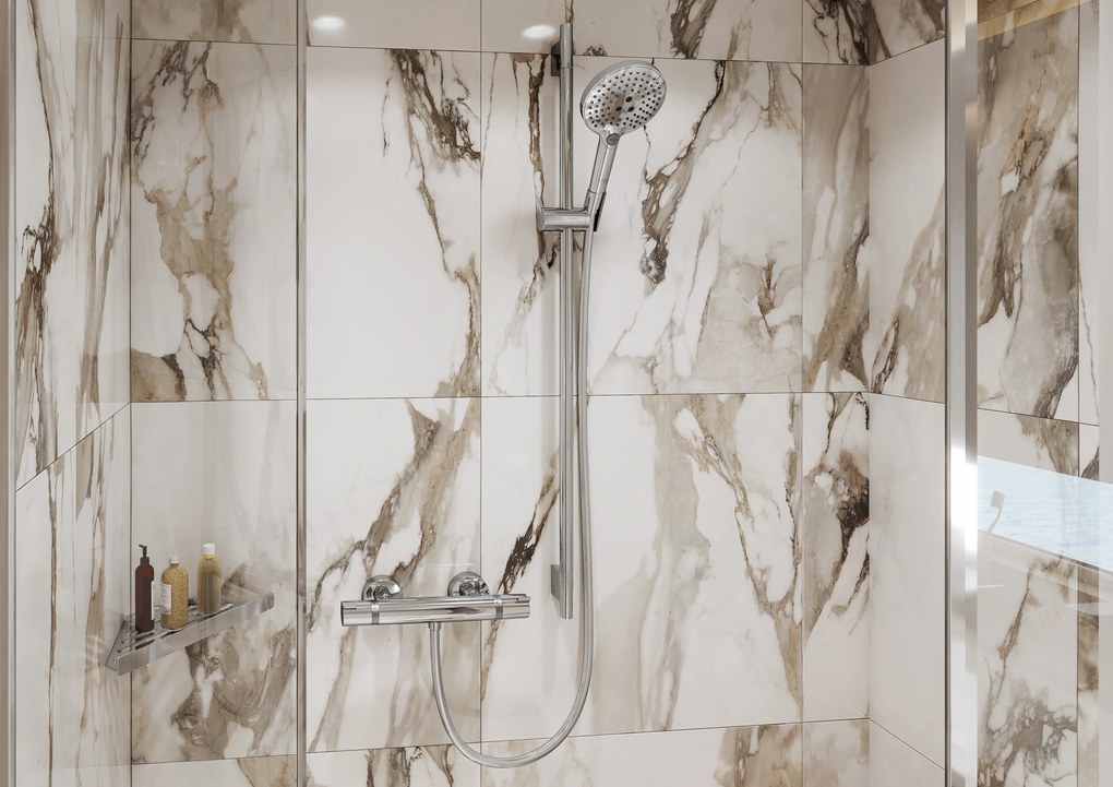 Hansgrohe AddStoris, košík do rohu, chromová, HAN-41741000