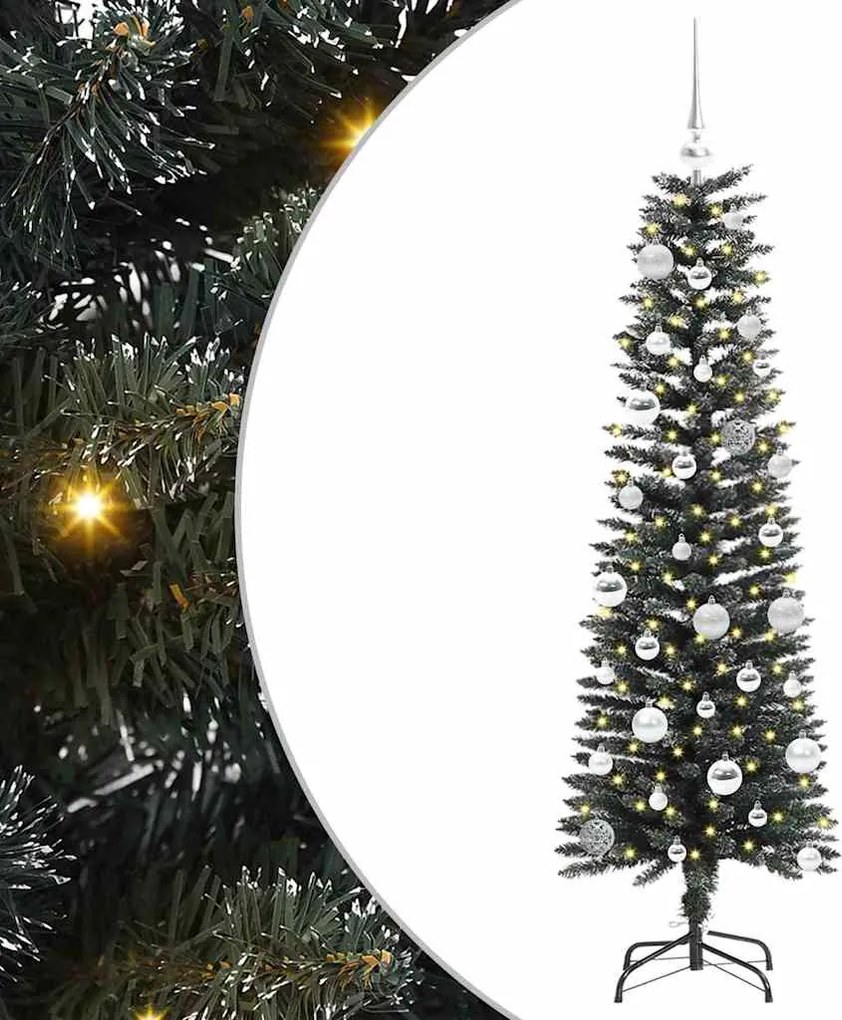 Umělý vánoční stromeček Zelená 150 cm PVC, plast a ocel 3395933