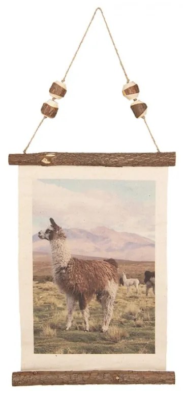 Nástěnná mapa Lama – 39x2x28 cm