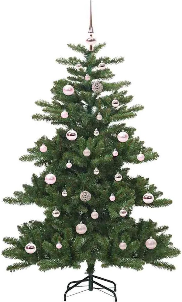 Umělý Skládací Vánoční Strom Zelená 150 cm PVC a ocel 3397655