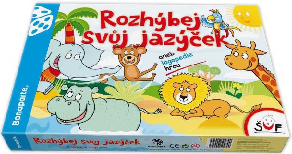BONAPARTE Hra Rozhýbej svůj jazýček aneb logopedie hrou bn09790