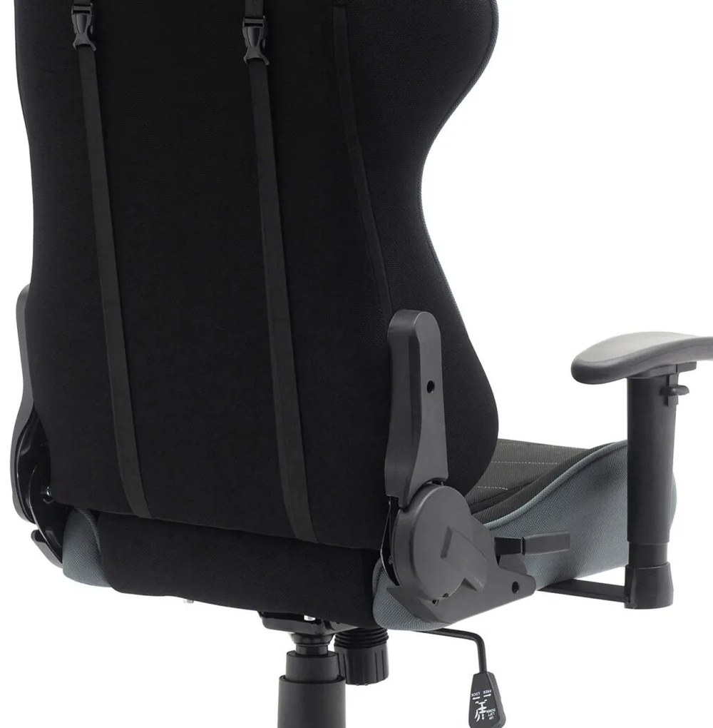 Herní židle k PC Sracer R6 s područkami nosnost 130 kg černá-šedá