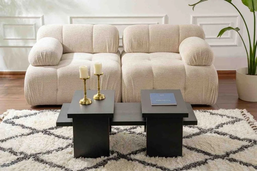 Designový konferenční stolek Xanthe 110 cm černý