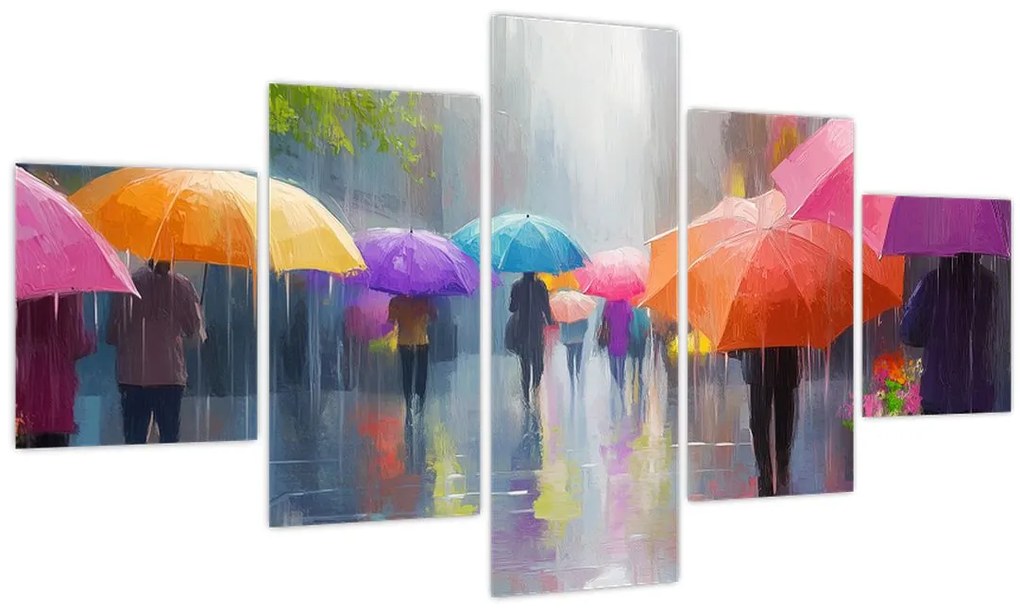 Obraz - Deštivý den (125x70 cm)