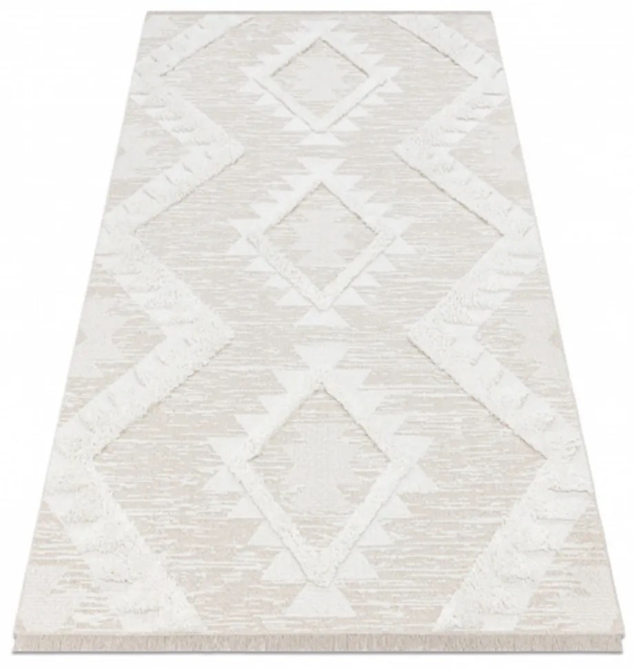 Kusový koberec Romba krémový 117x170cm