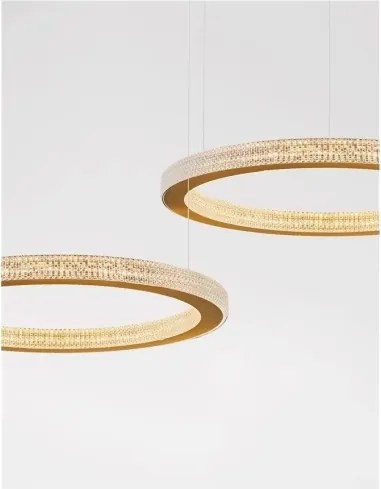 Závěsné LED svítidlo NOVA LUCE FIORE 60W 3000K 9285610 stmívatelné Triac