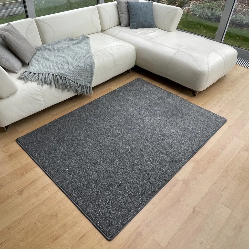 Vopi, Kusový koberec Messina antra, 50x80, šedá, ložnice