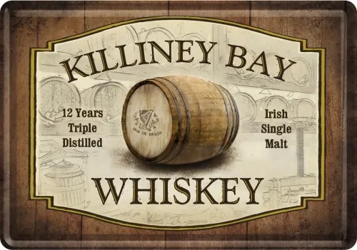 Nostalgic Art Plechová pohlednice - Killiney Bay Whiskey