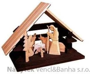 dřevěný vánoční dřevěný betlém drewfilip 85