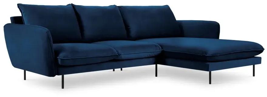 Sofa, CDV, 255x95/170x92, modrá, semiš