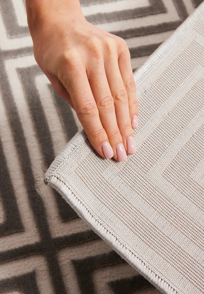ELLE Decoration, Kusový koberec Perles 106190 Cream Grey z kolekce Elle, 200x280, šedá, ložnice