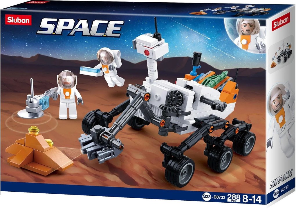 Stavebnice sluban space m38-b0733 rover - mobilní laboratoř