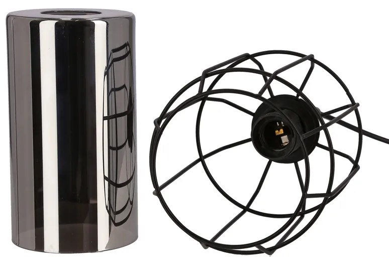 Černý závěsný lustr Jonera pro žárovku E27  - Candellux