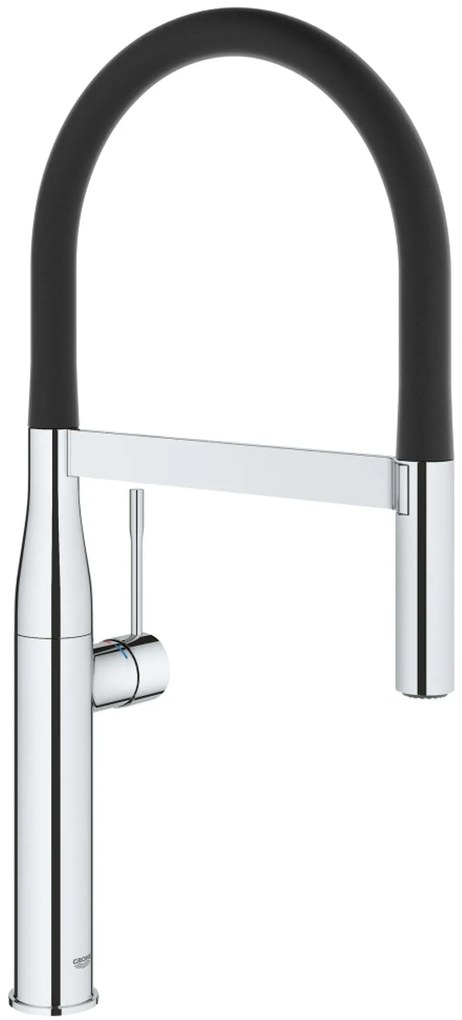 Grohe Essence - Dřezová baterie s flexibilním ramenem s přepínačem, chrom 30294000