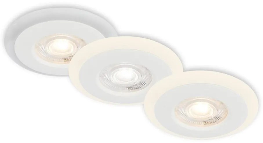 Briloner 7039036 - SADA 3x LED Koup podhledové svítidlo 3xLED/5W/230V IP44 bílá