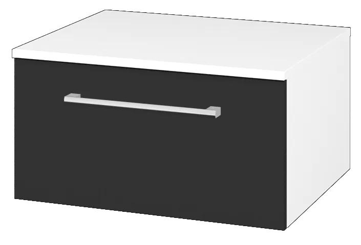 Dřevojas Skříň nízká DOS SNZ1 60 Varianta: N01 Bílá lesk / Úchytka T01 / D03 Cafe