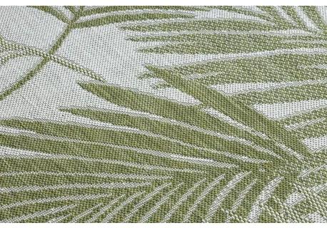 koberec SISAL SION palmové listy, tropický 2837 ploché tkaní ecru / z velikost 160x220 cm | krásné koberce cz