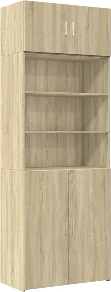 Úzká úložná dub sonoma 80x42,5x225 cm kompozitní dřevo 3281345