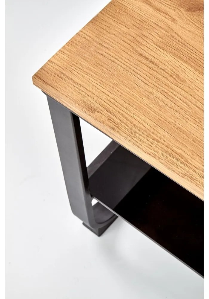Konferenční stolek Artiga, dub zlatý / černá
