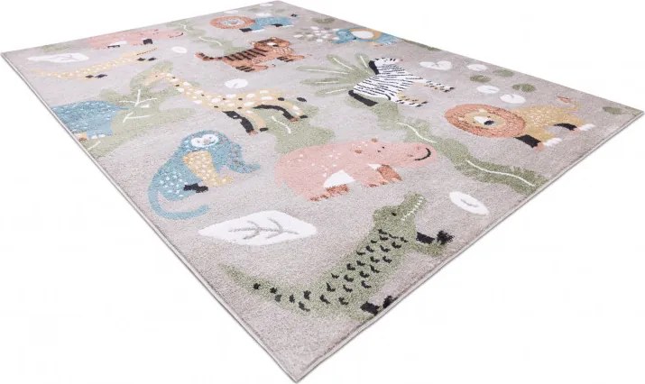 Detský kusový koberec Fun Africa beige, 180x270, viacfarebná, detská izba, Dywany Łuszczów