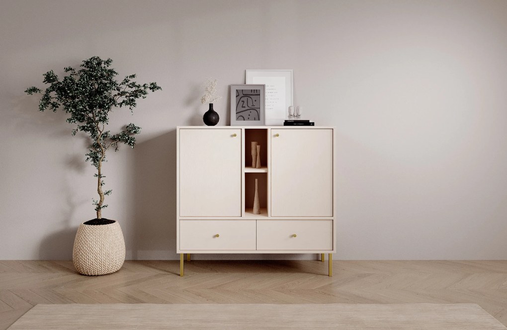 ADRK Furniture Komoda 2D 2S 2P Tili ADRK-CHES-TIL-2D-2S-2P-BS