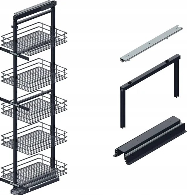 Rejs Maxima Classic Cargo maxi 400/5 úrovní 1700-1900 kovový lak grafit