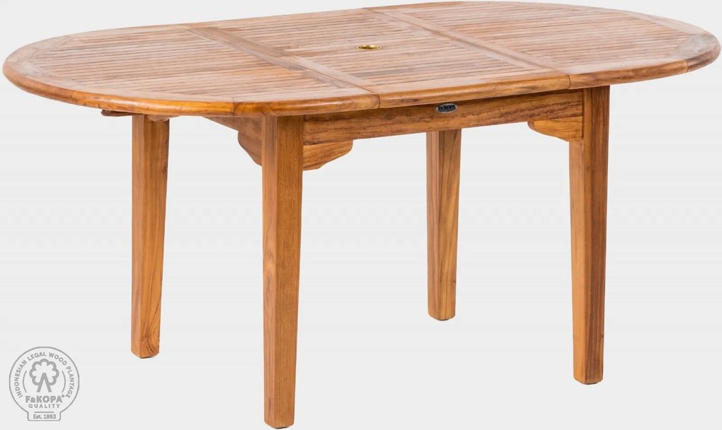 ELEGANTE III - stůl oválný z teaku