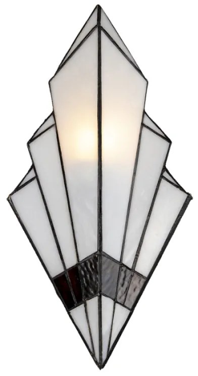 Nástěnná lampa Tiffany Trinagl – 23x13x43 cm