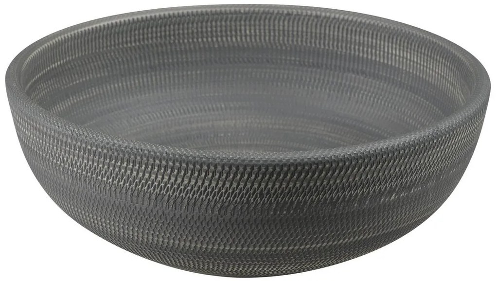 Sapho, PRIORI keramické umyvadlo, průměr 41 cm, 15 cm, barva šedá se vzorem, PI024