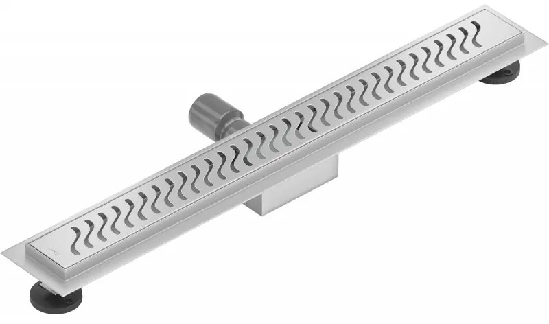 Mexen Flat nerezový sprchový žlab 50 cm vzor M09, 1028050-15