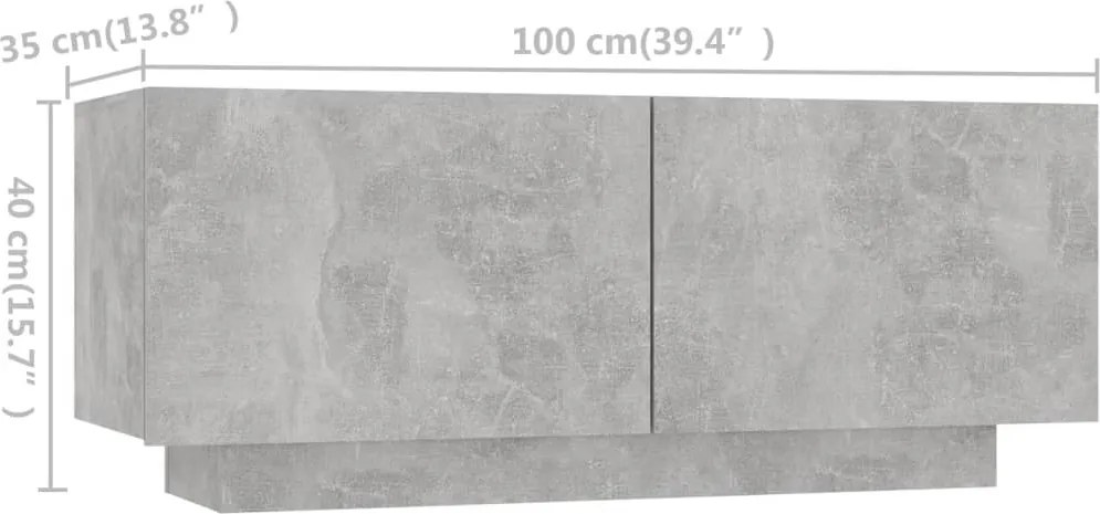 vidaXL TV skříňka s LED osvětlením 300x35x40 cm [3120178] Barva: Bílá